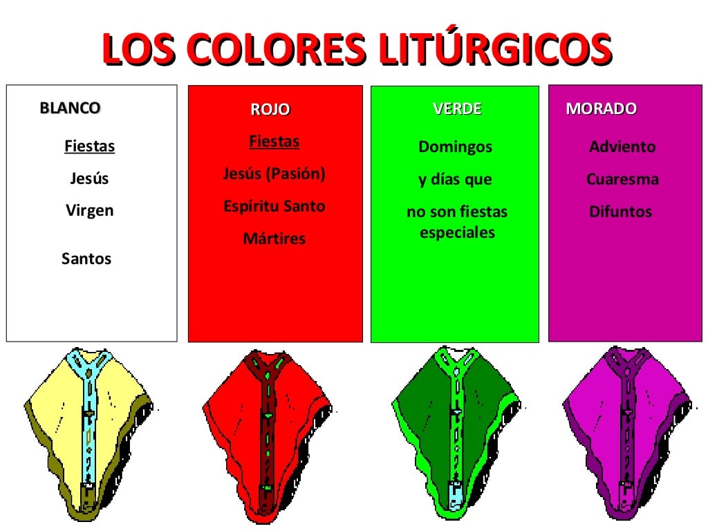 COLORES LITÚRGICOS: ¿PARA QUÉ SIRVEN Y CÓMO UTILIZARLOS?